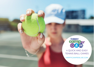 4 Quick and Easy Tennis Ball Games | Happy Camper Live
